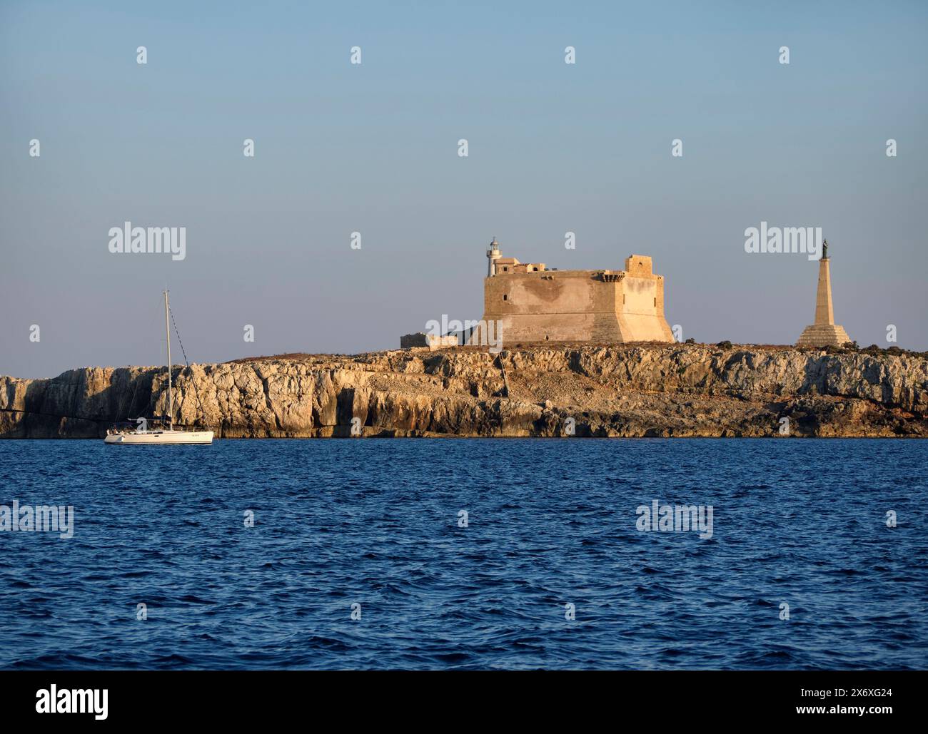 Italy, Sicily, Portopalo di Capo Passero (Siracusa Province), view of ...