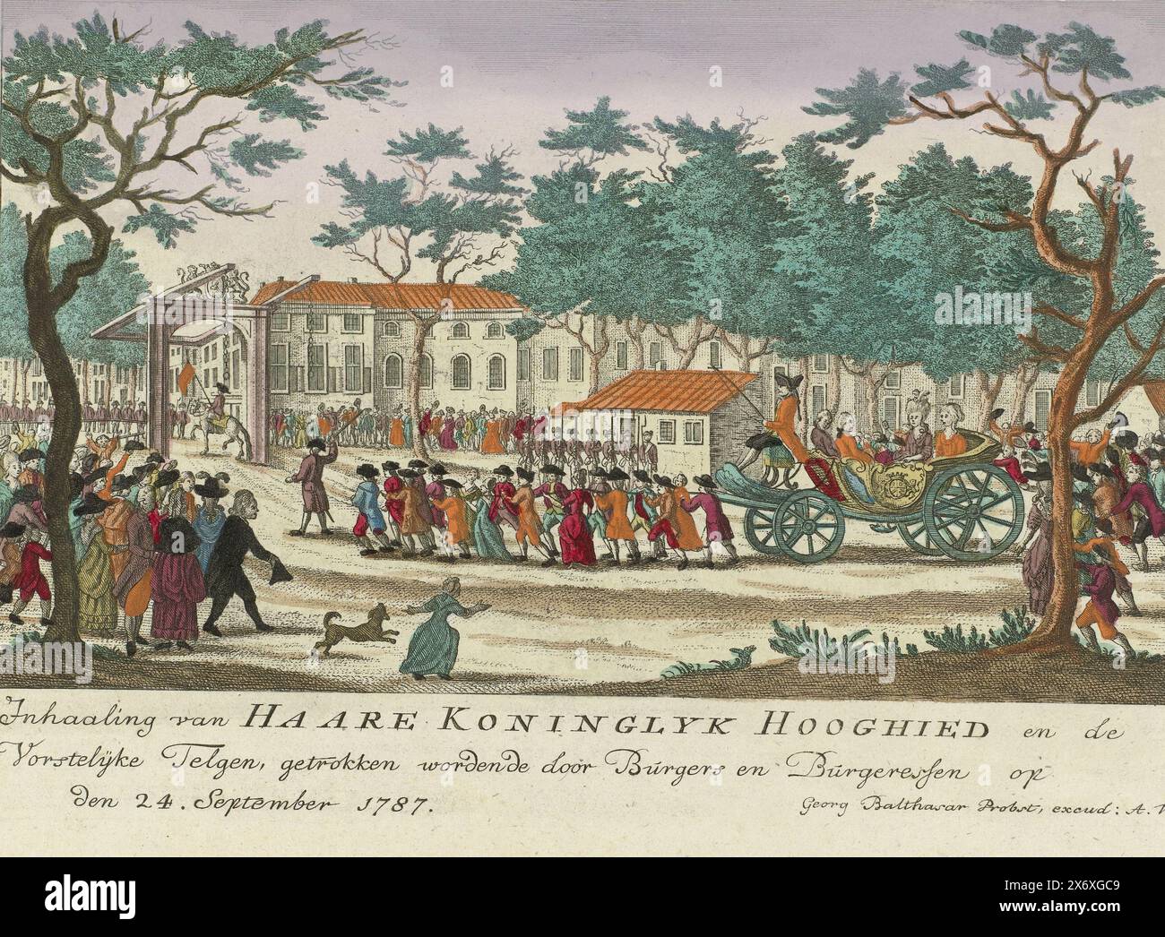Catching up with the Princess of Orange and the children, 1787 ...