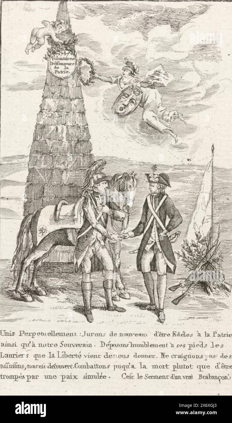 Monument in honor of the voluntary defenders of the Brabant homeland ...