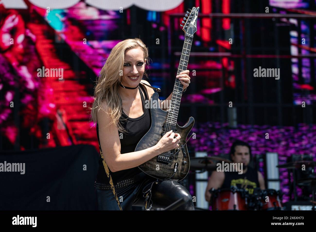 Nita Strauss performs during Sonic Temple Art and Music Festival on ...