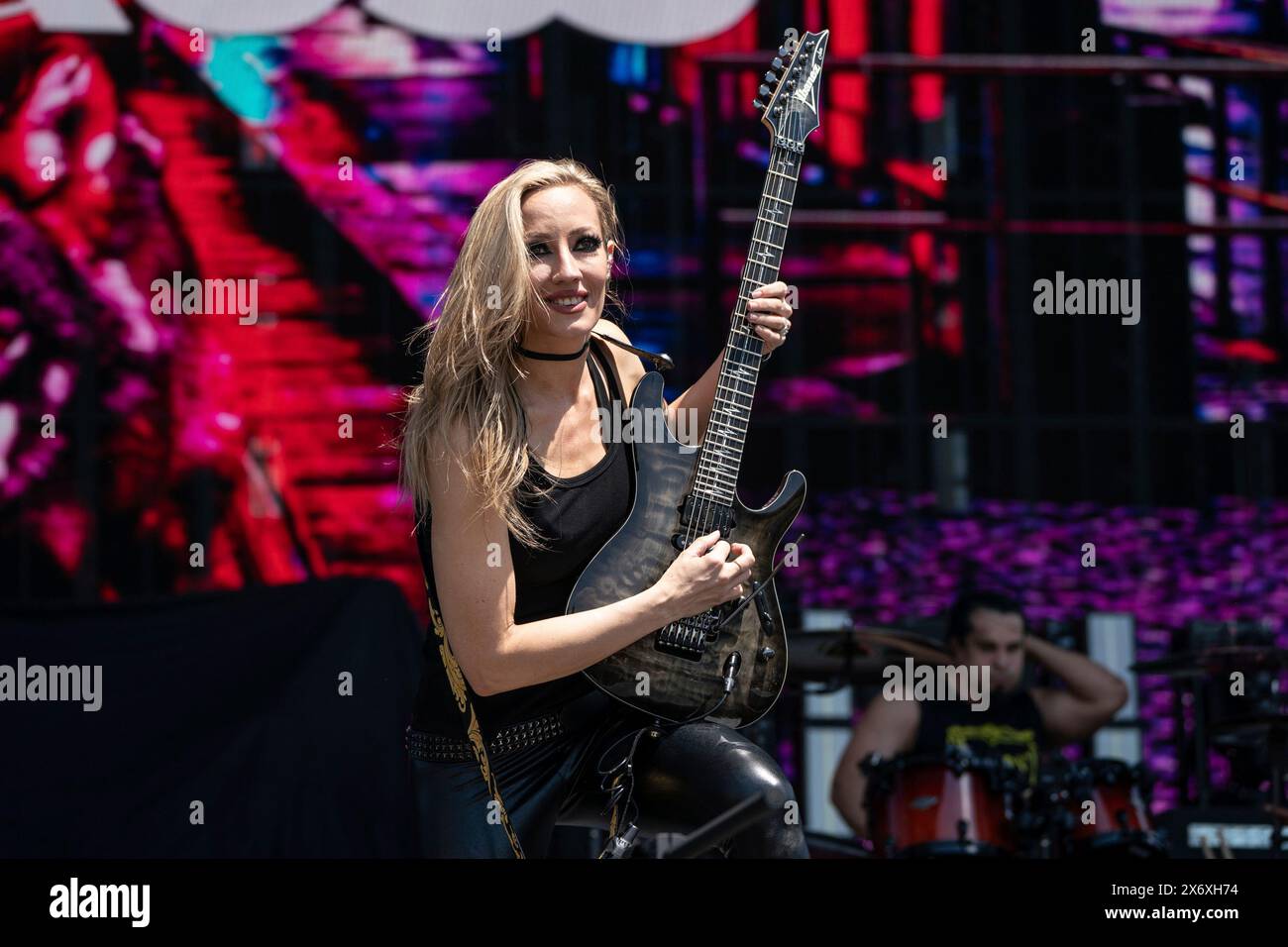 Nita Strauss performs during Sonic Temple Art and Music Festival on ...