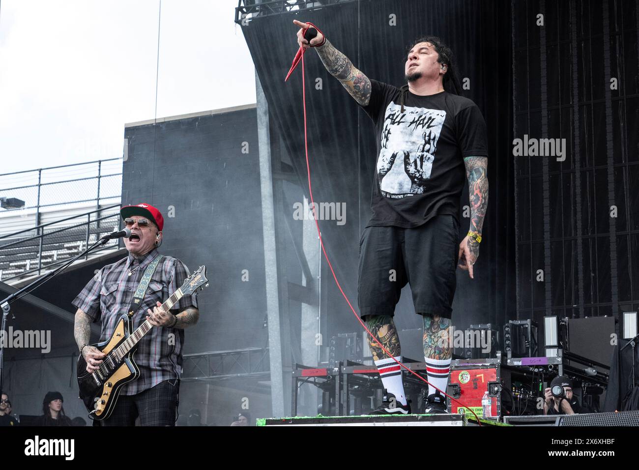 Sonny Sandoval of P.O.D. performs during Sonic Temple Art and Music ...