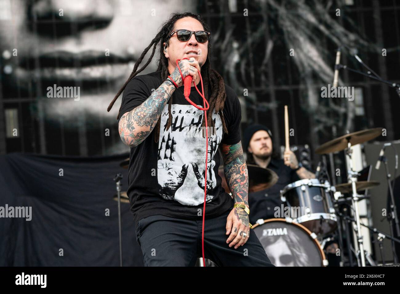 Sonny Sandoval of P.O.D. performs during Sonic Temple Art and Music ...