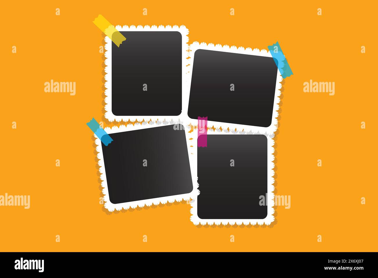 Scrapbook frames Stock Vector Images - Alamy