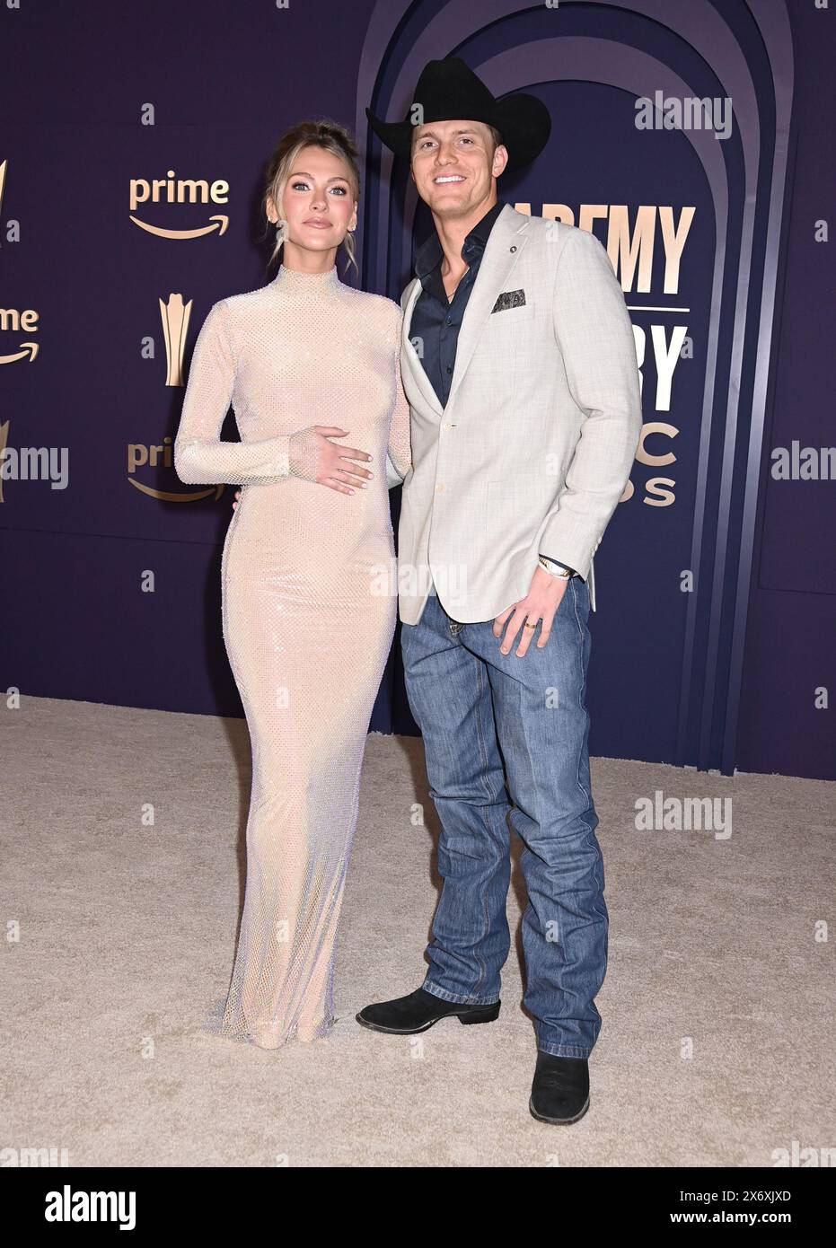 Friso, USA. 16th May, 2024. Parker McCollum and Hallie Ray Light ...