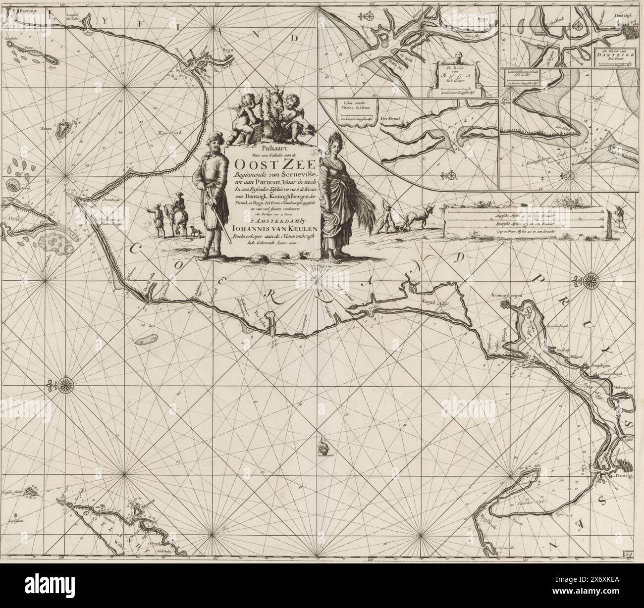 Konigsberg map hi-res stock photography and images - Alamy