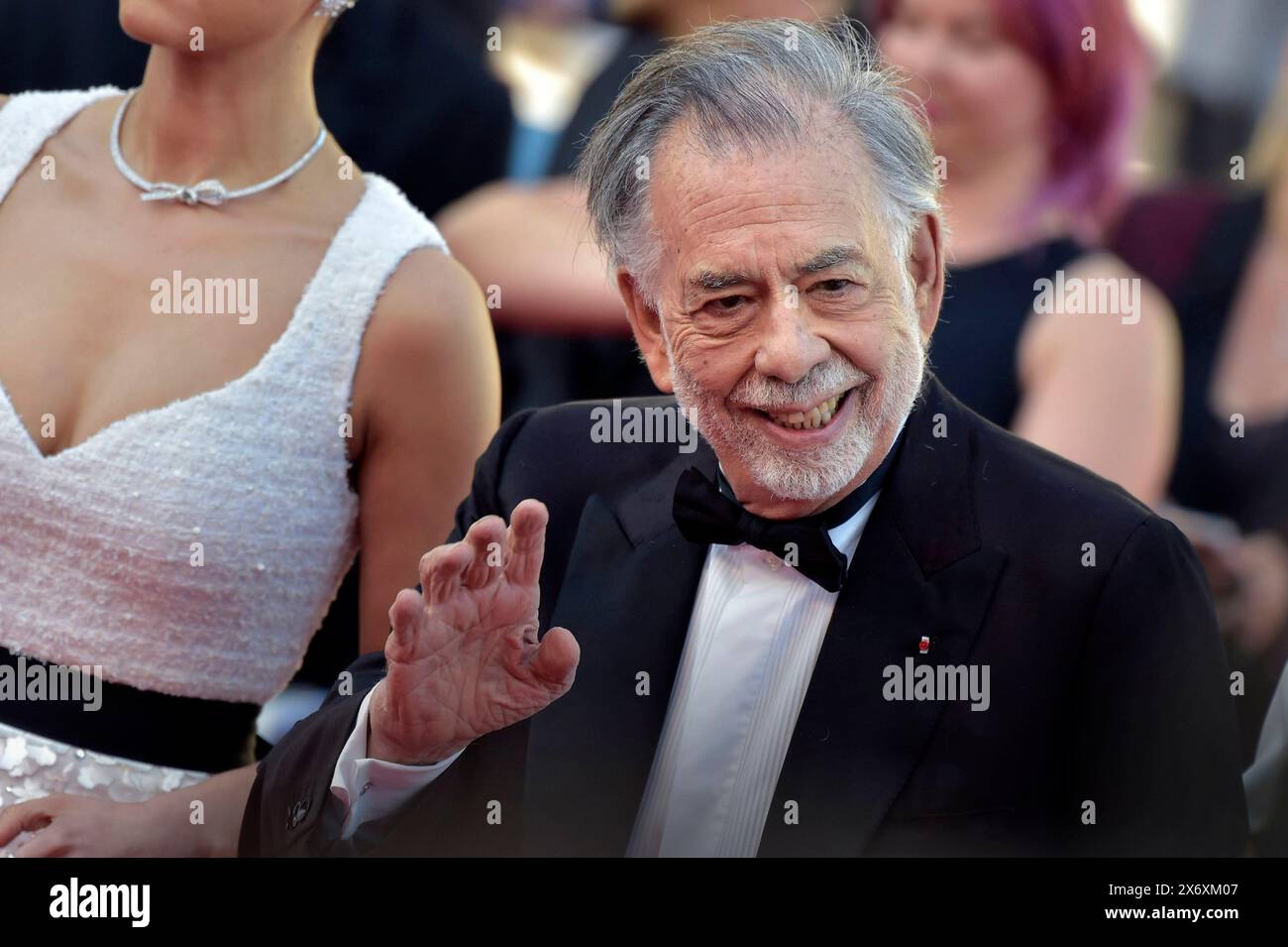 American director Francis Ford Coppola attends the premiere of Megalopolis at the 77th Cannes ...