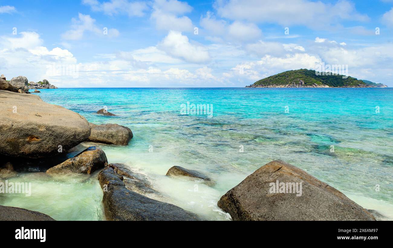 Beautiful landscape of the Similan Islands in Thailand - most famous ...