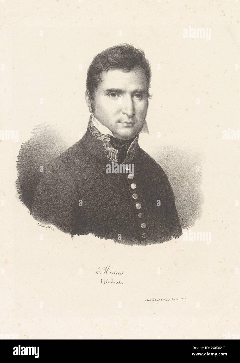 Portrait of Antonio Costa Misas, Misas, général (title on object ...