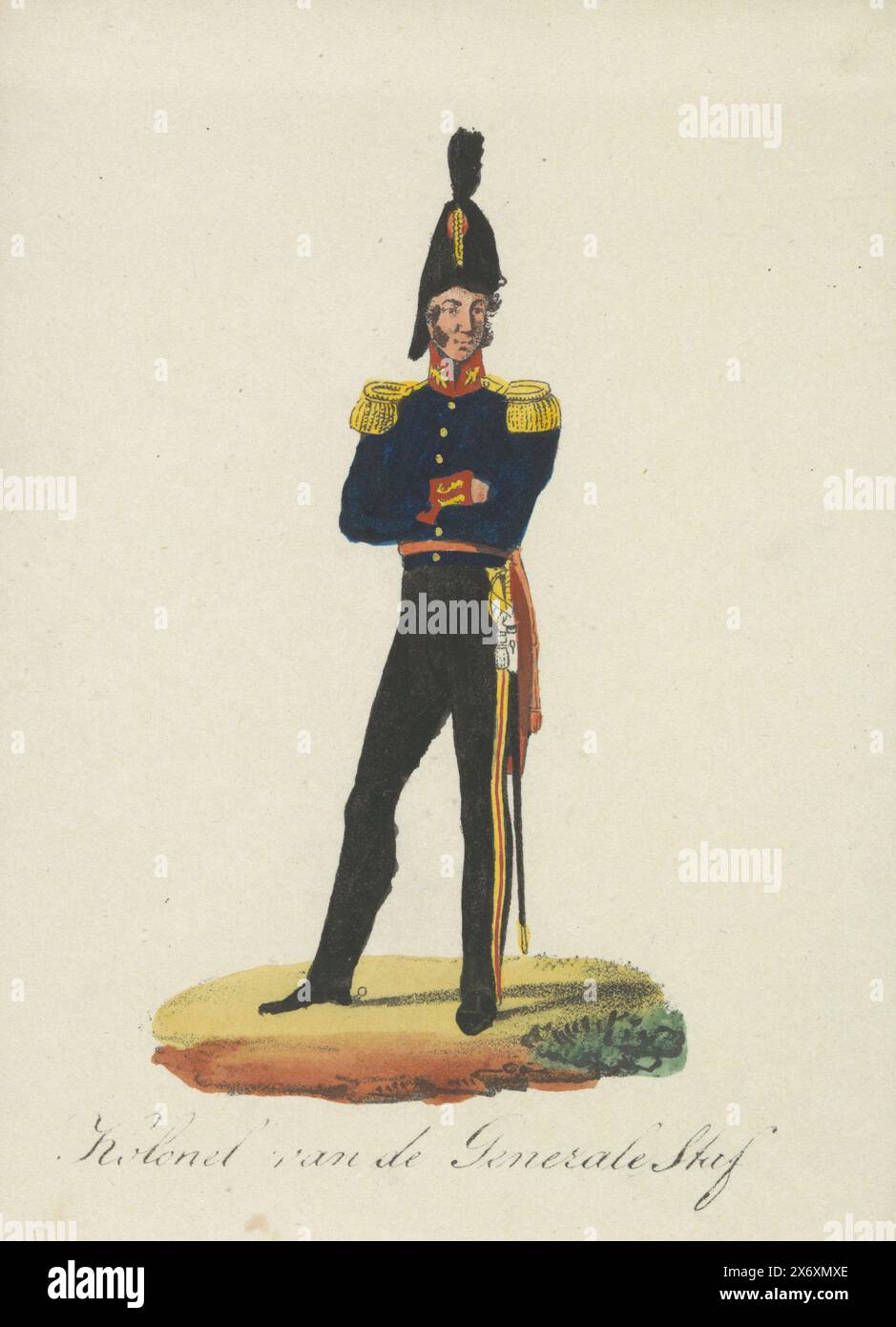 Colonel of the General Staff (title on object), Dutch military uniforms ...