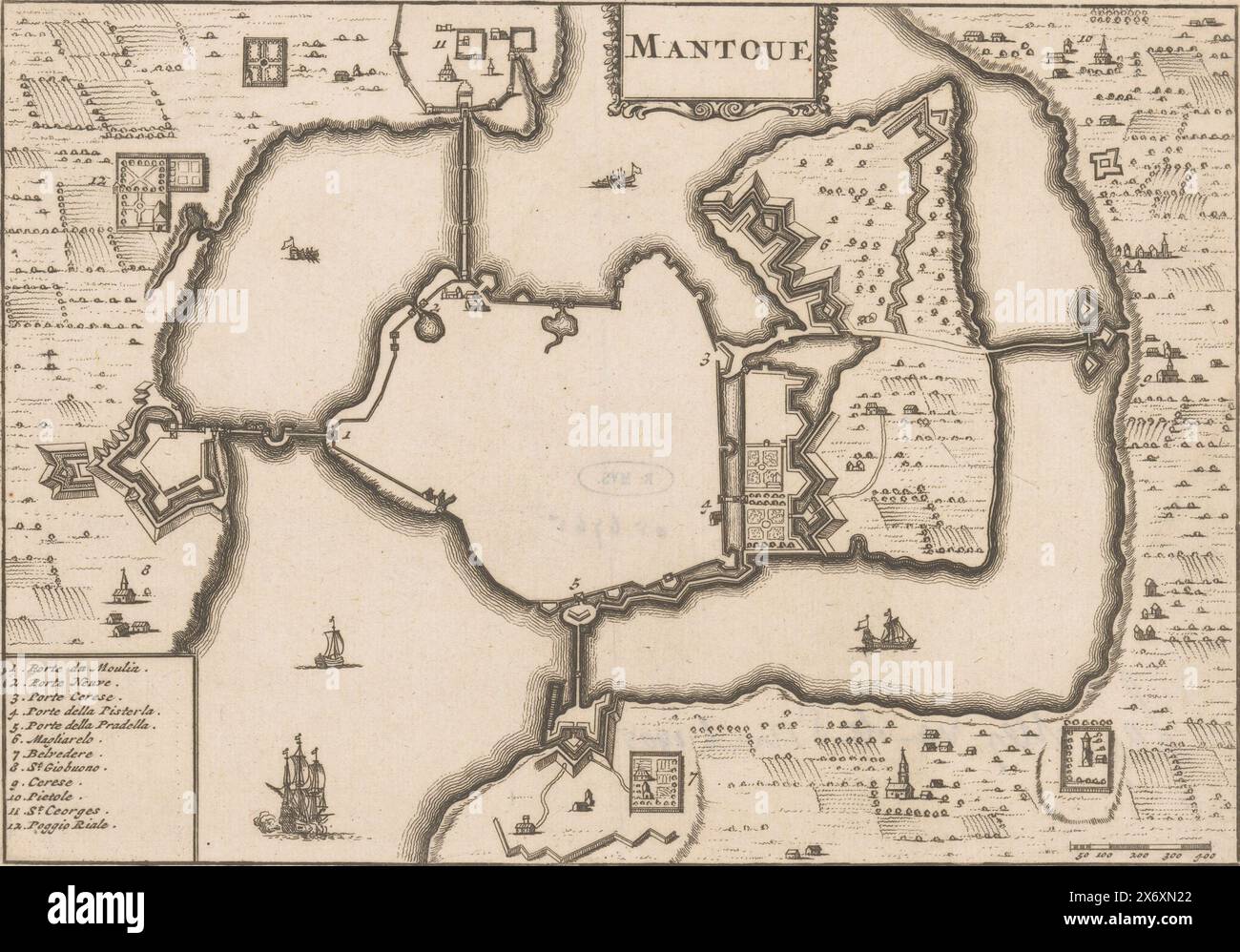 Map of mantua hi-res stock photography and images - Alamy