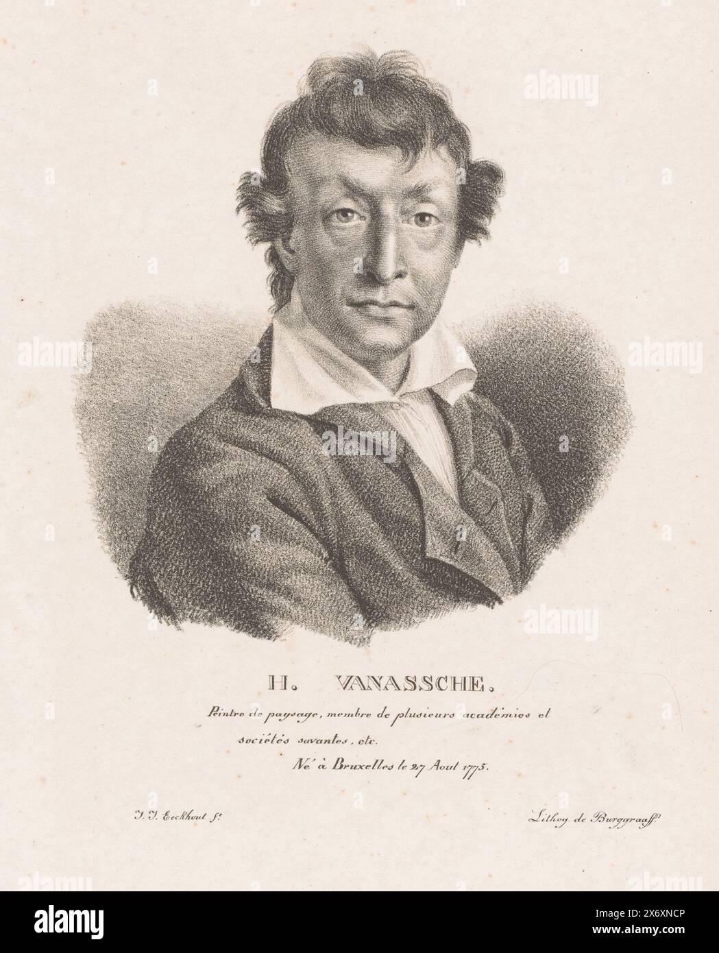 Portrait of Henri van Assche, H. Vanassche (title on object), Portraits ...