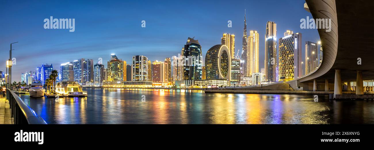 Dubai, United Arab Emirates - February 15, 2024: View Of Dubai Burj ...