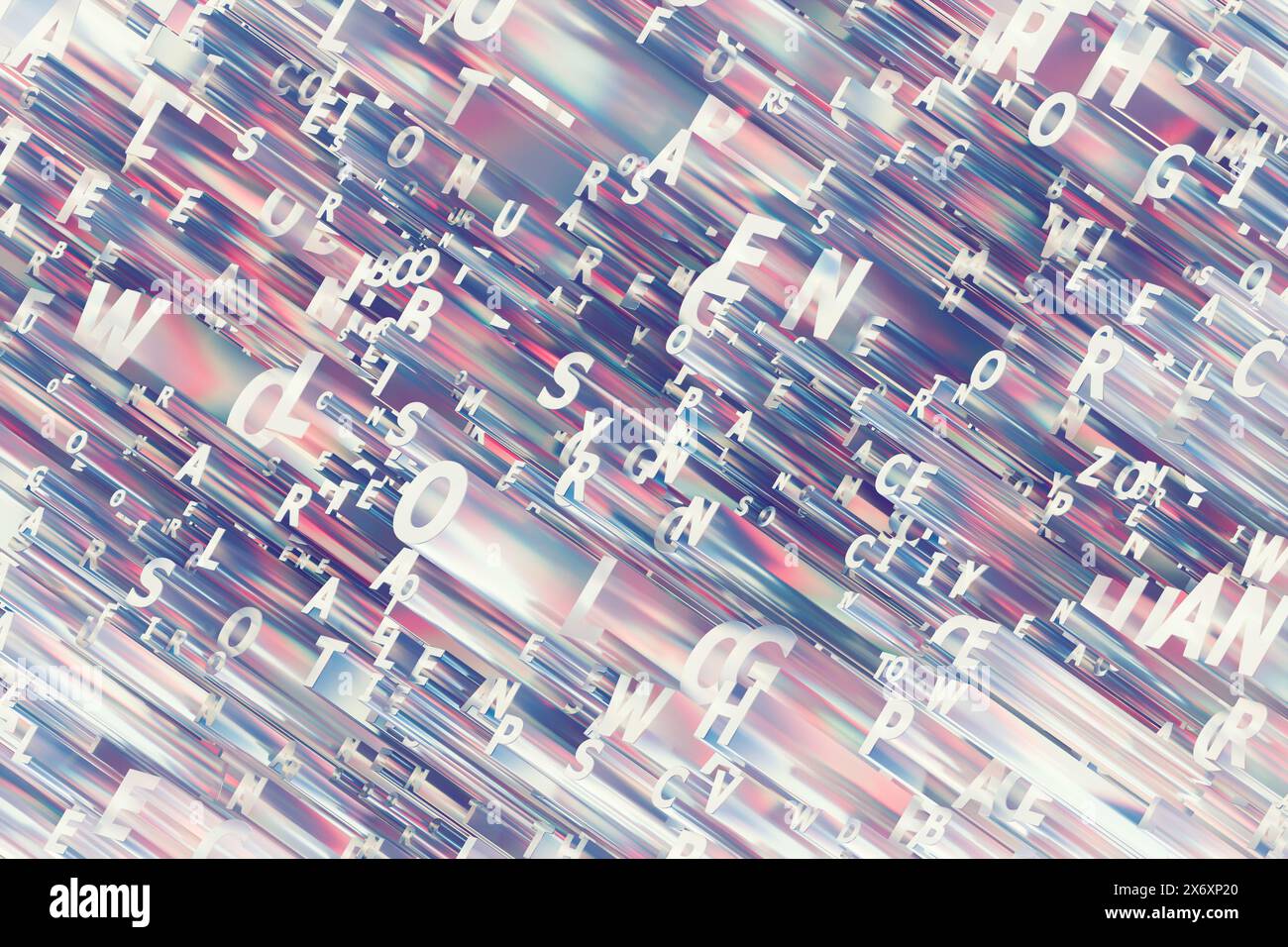 Colorful Typography Background. Abstract Letters For Textile Prints And ...