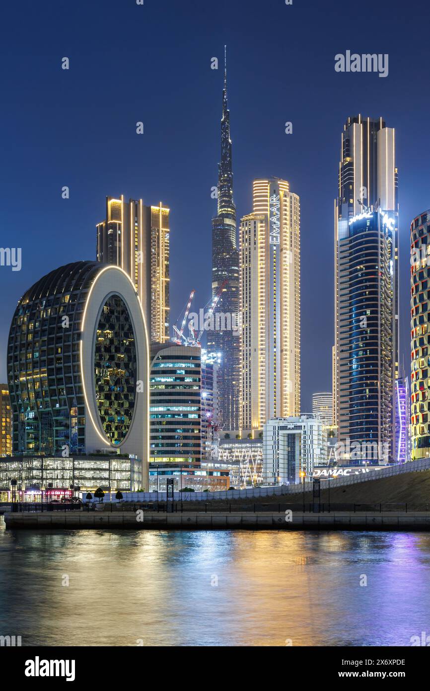 Dubai, United Arab Emirates - February 15, 2024: View Of Dubai Burj ...