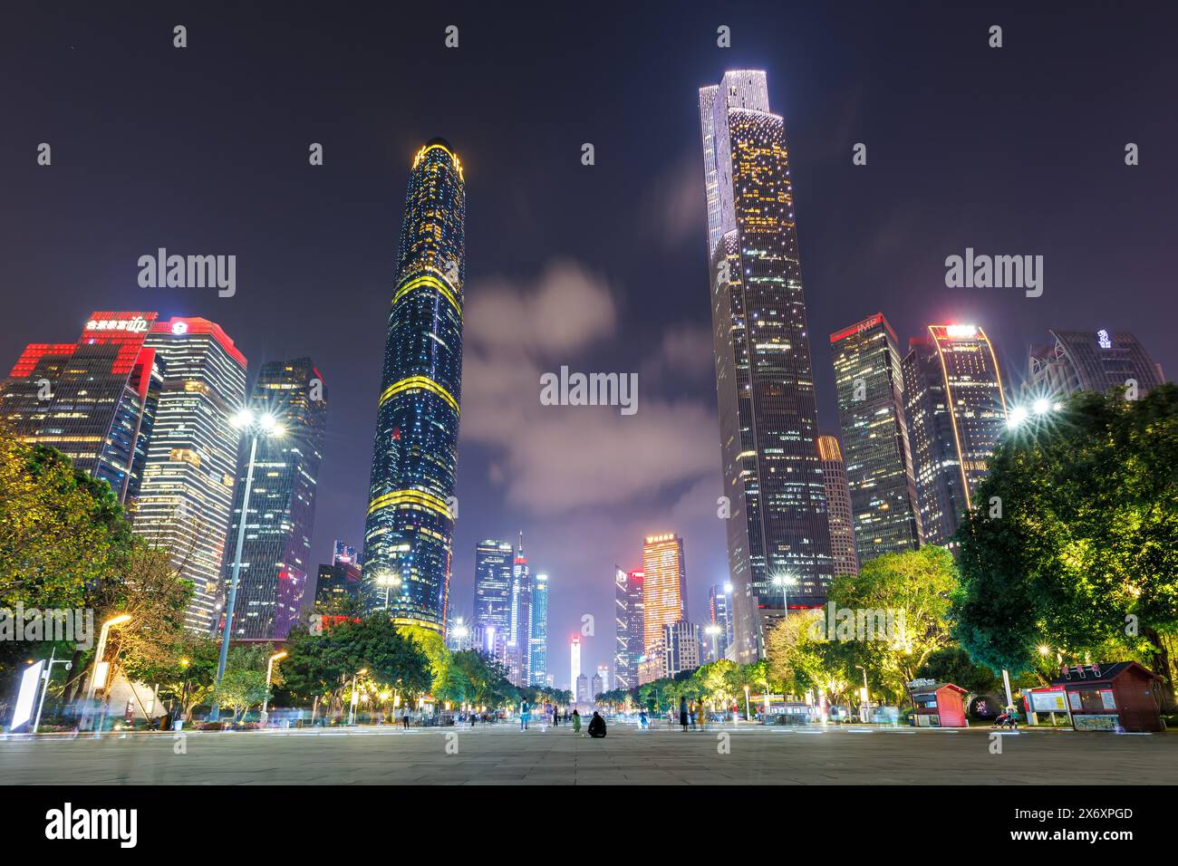 Guangzhou, China - April 2, 2024: Guangzhou Canton Skyline With ...