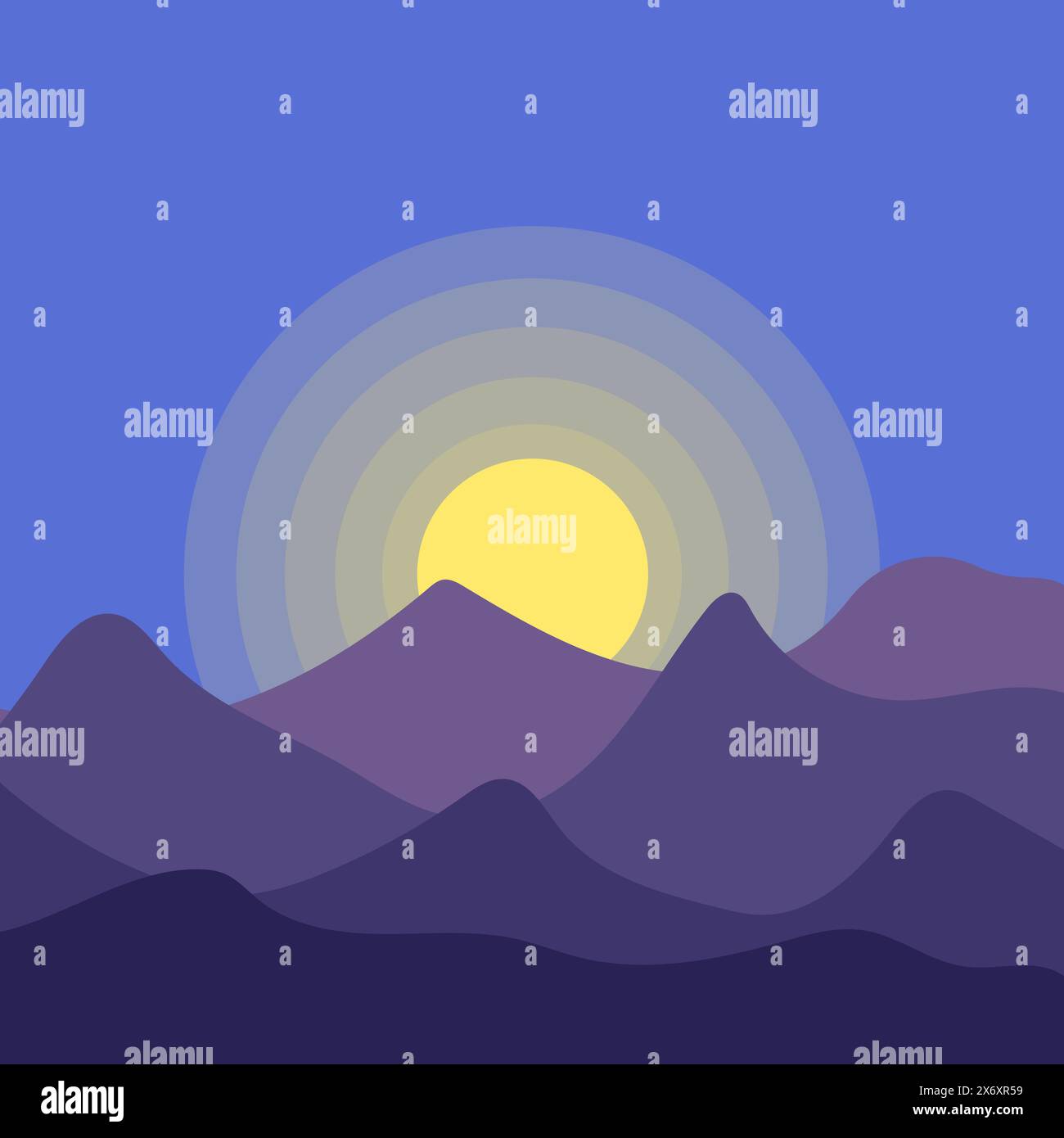 Serene outdoor scenery Stock Vector Images - Alamy