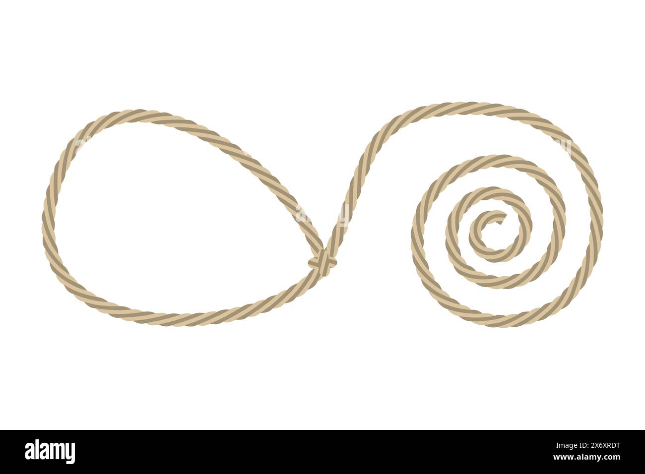 Twisted ropework Cut Out Stock Images & Pictures - Alamy