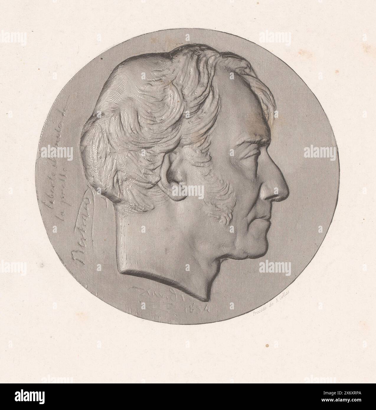 Medallion with portrait of Henri Gatien Bertrand, Bertrand (title on ...