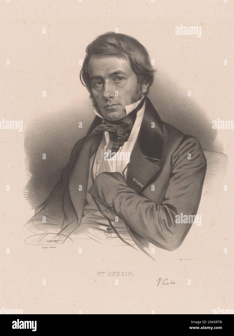 Portrait of Victor Cousin, Vor. Cousin (title on object), print, print ...