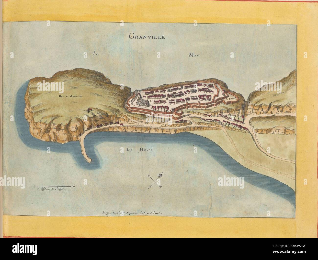 Map of Granville, Granville (title on object), This print is part of an ...