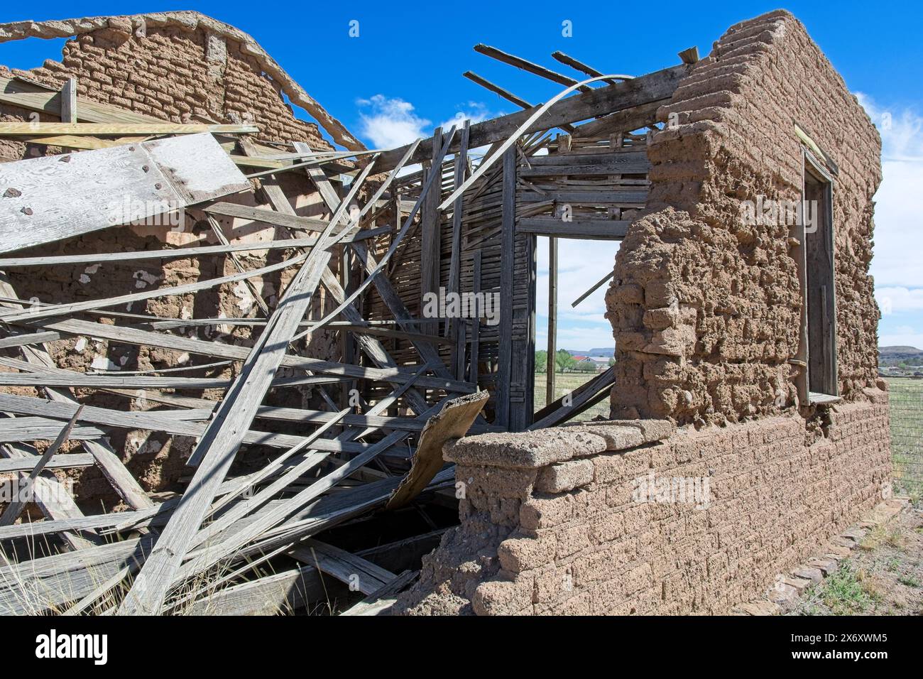 Ruins at Fort Davis, active 1854-1891 during Indian wars to protect ...