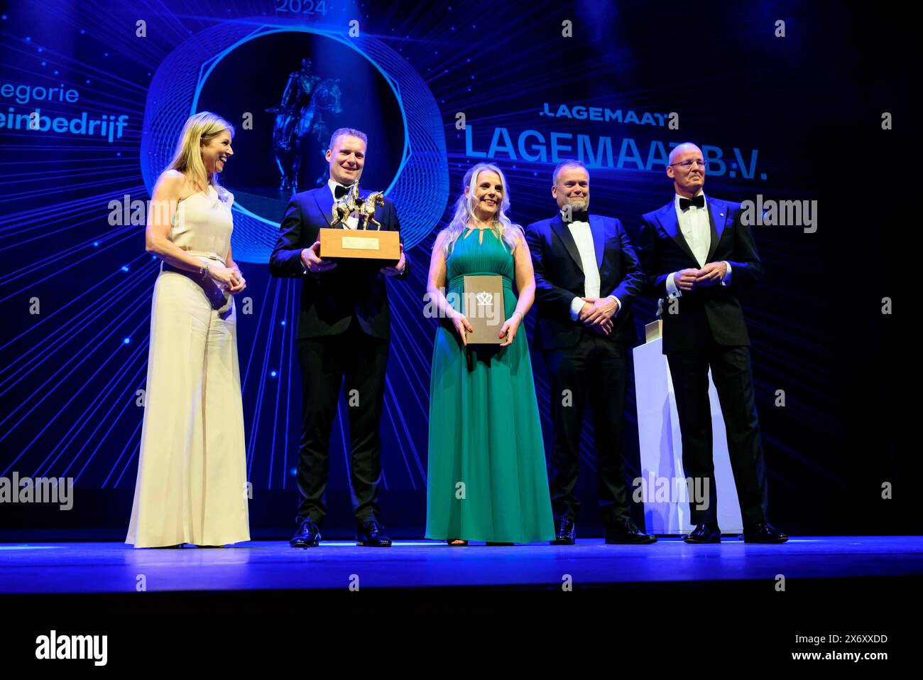 Queen Maxima with winner Royal Cosun, attends the King Willem I Prizes ...