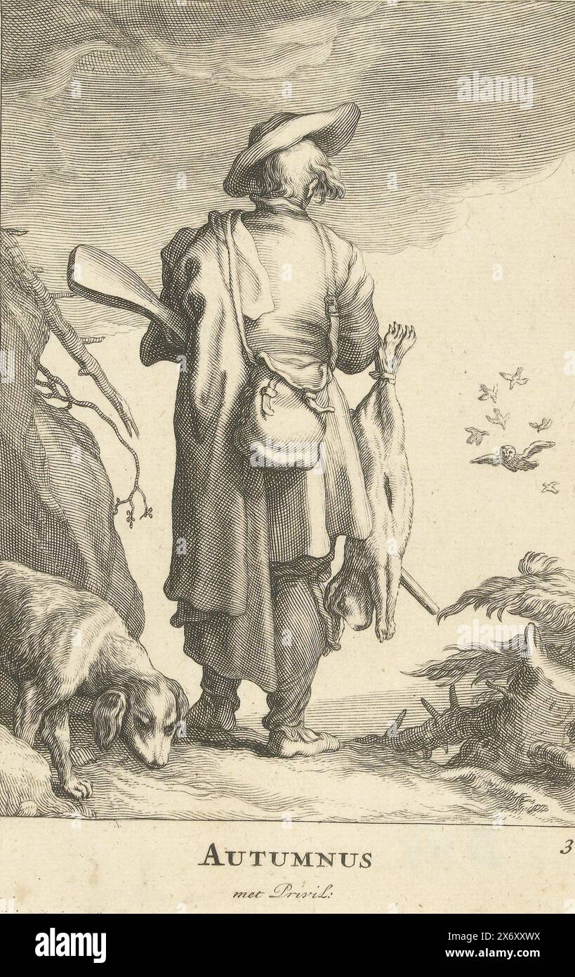 Autumn, The four seasons (series title), Autumnus (title on object), A ...