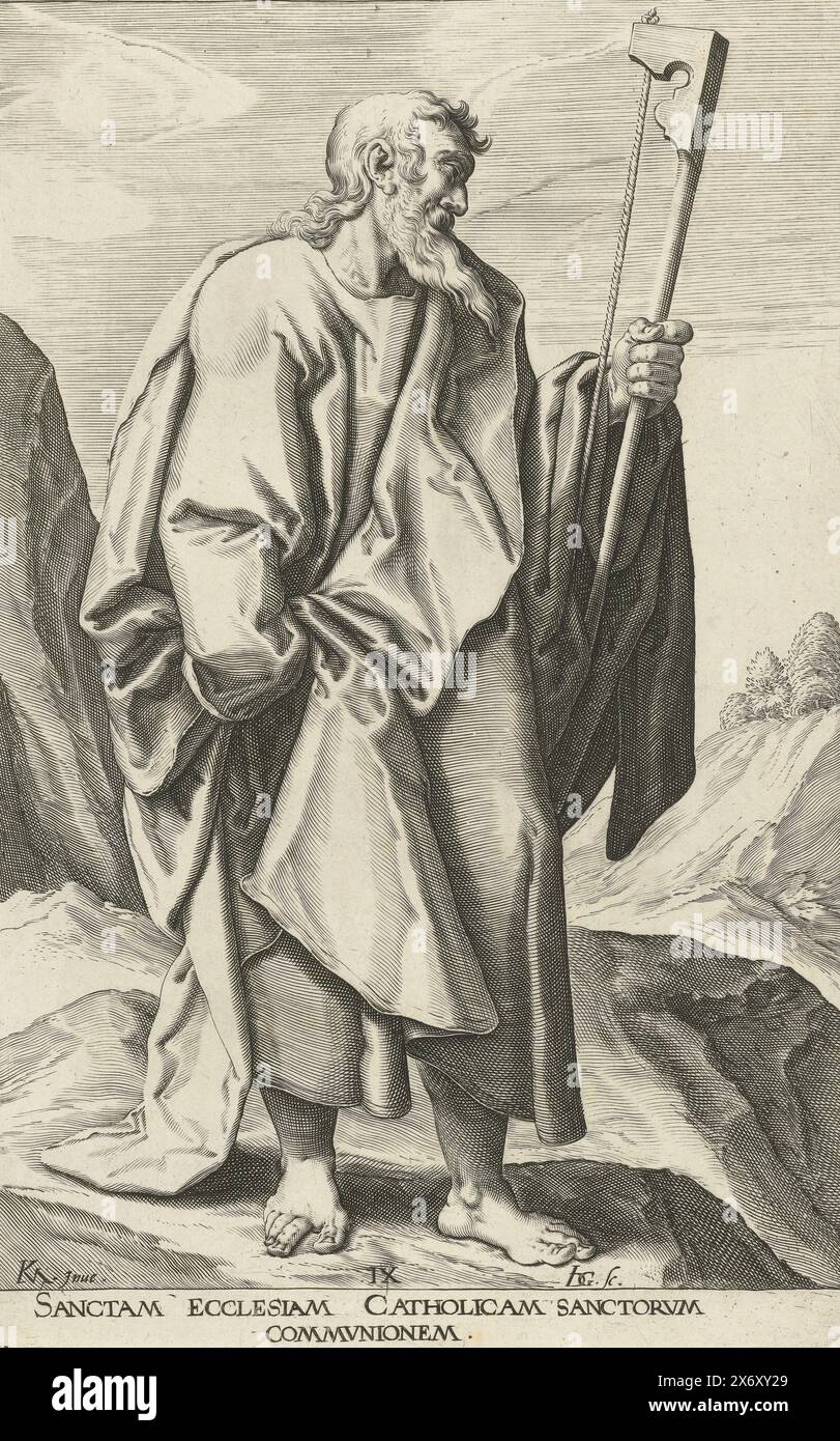 Apostle James the Less, Christ, the twelve apostles and Saint Paul ...