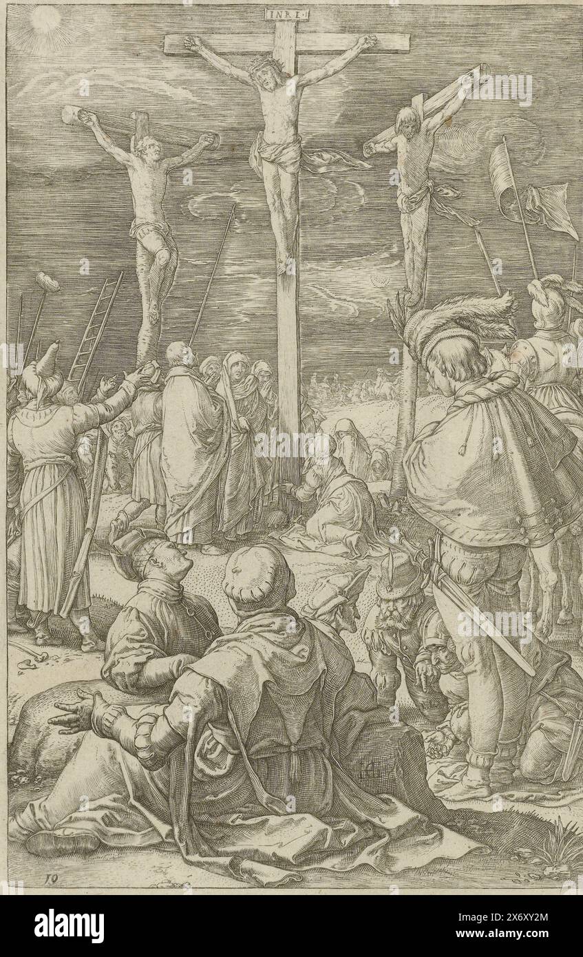 The three marys and longinus with his lance hi-res stock photography ...