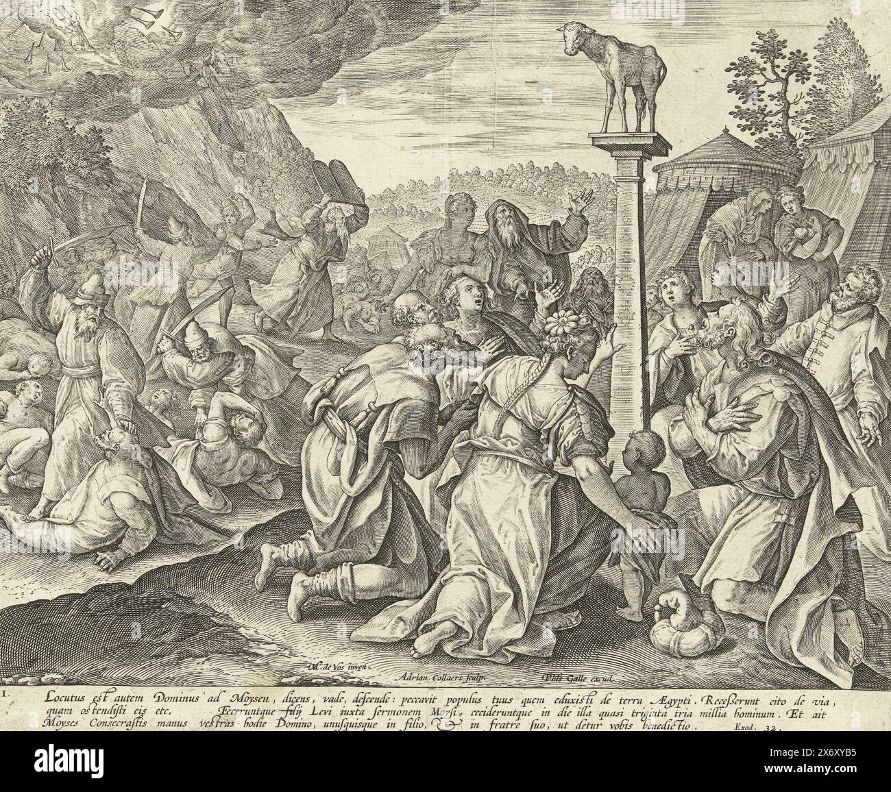 Worship of the Golden Calf: the First Commandment, Ten Commandments ...