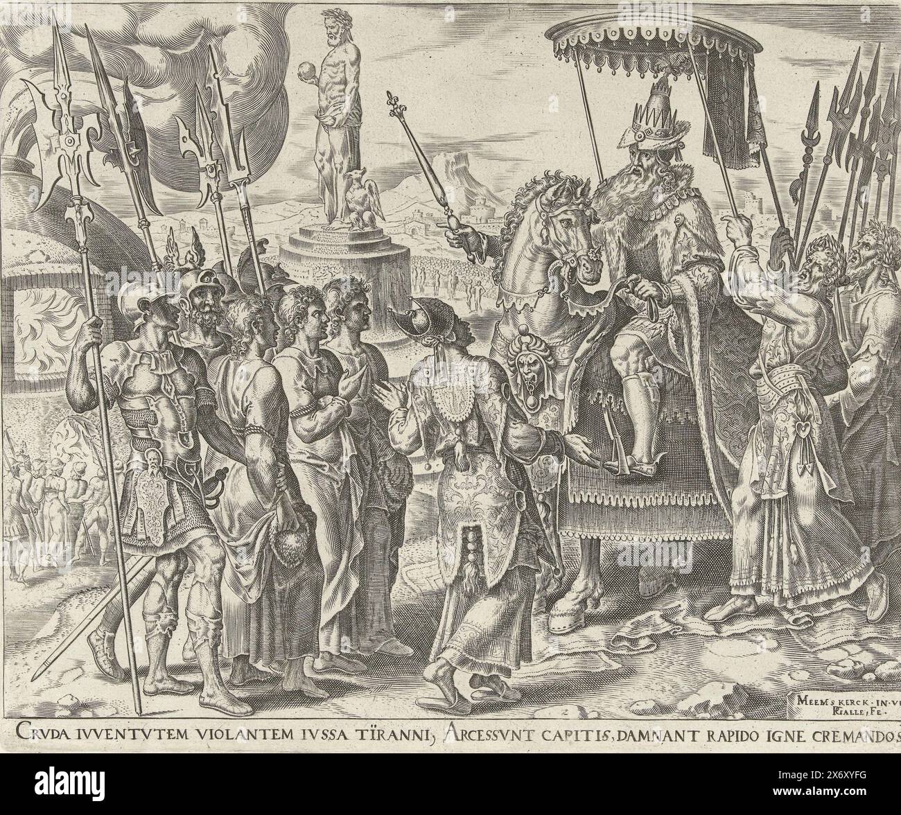 Shadrach, Meshach and Abednego before King Nebuchadnezzar, History of ...