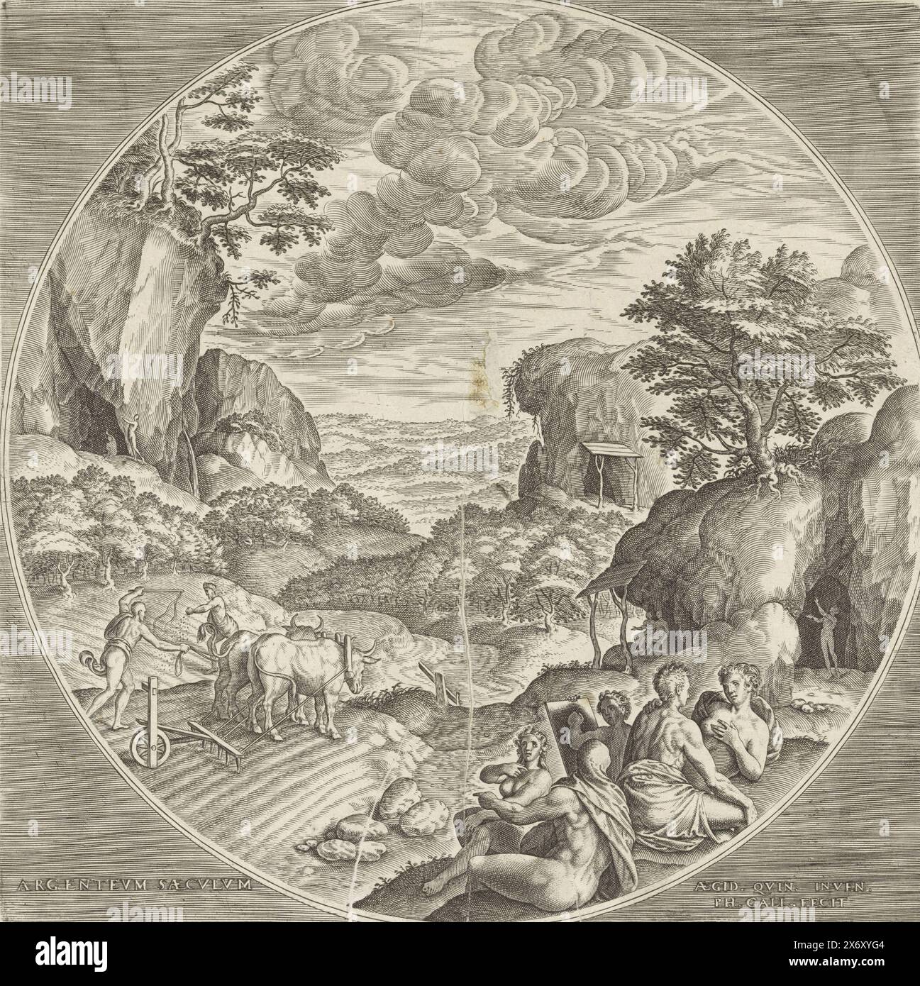 Silver age, Argenteum Saeculum (title on object), The four ages (series ...