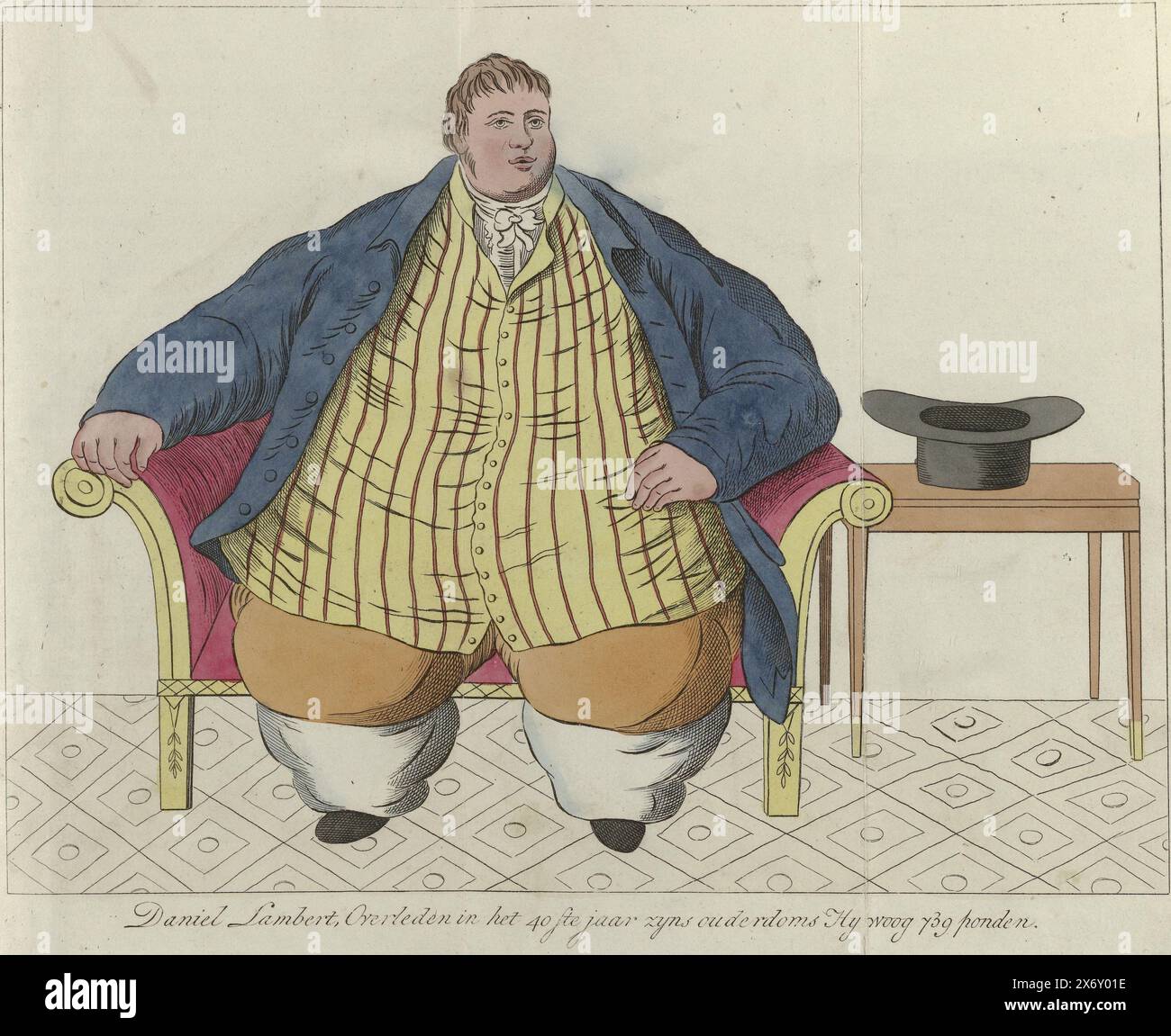 Unusually fat daniel lambert hi-res stock photography and images - Alamy