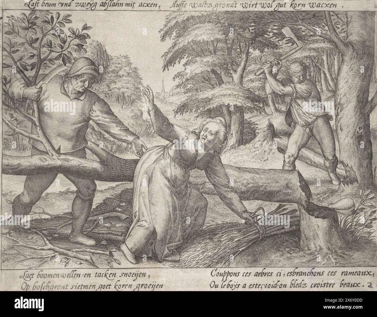 Tying down branches hi-res stock photography and images - Alamy