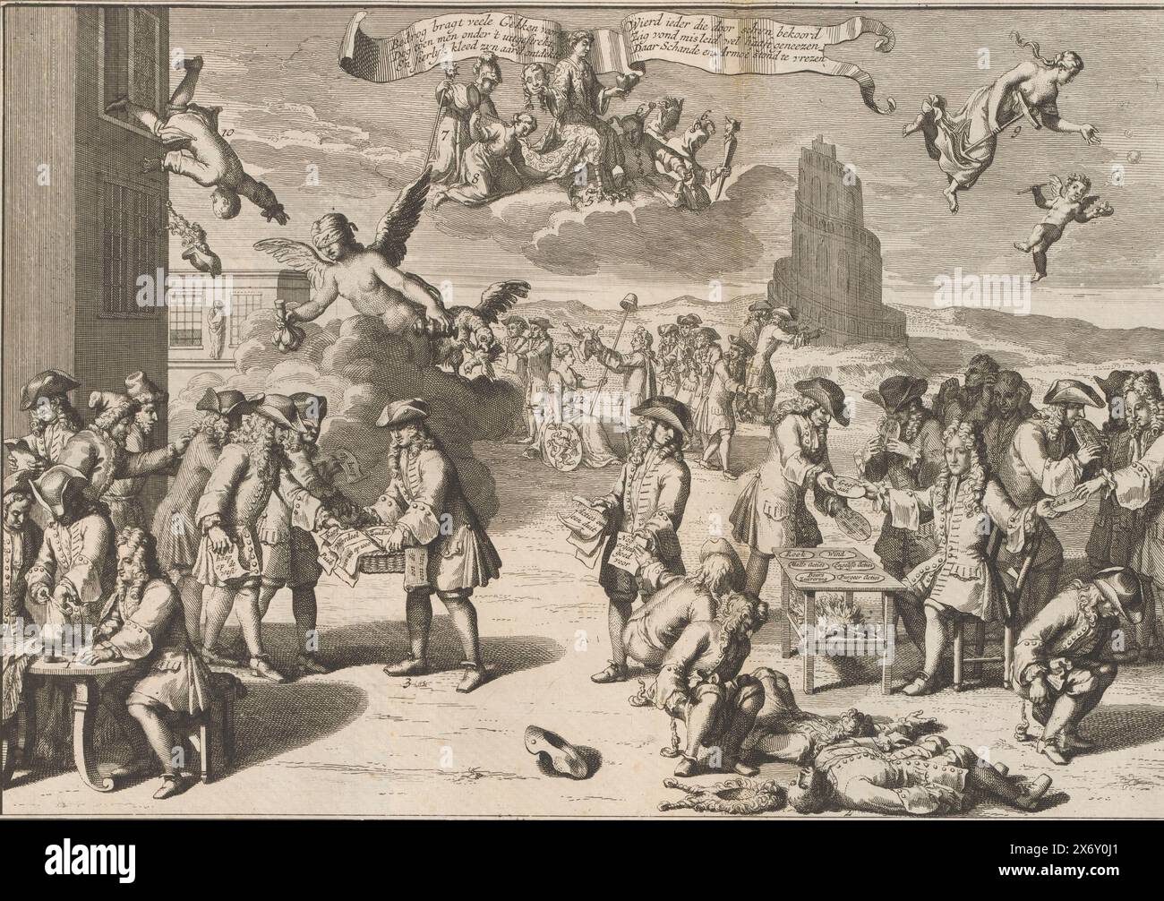 Confused Actionists and the Tower of Babel, 1720, The Confused ...