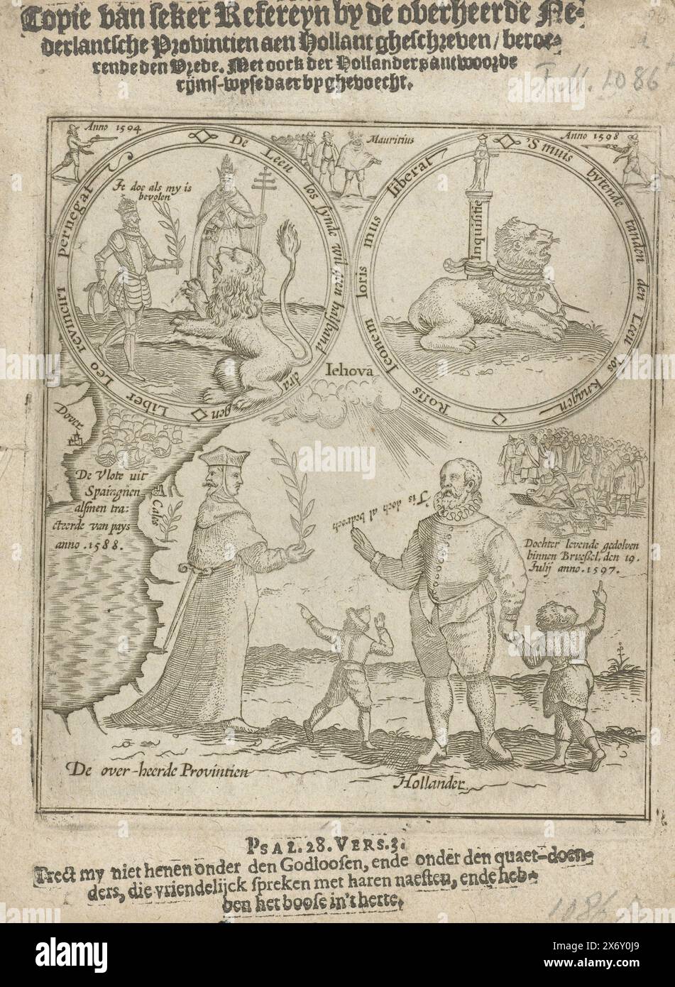 Dominated dutch provinces aen hollant ghewritten hi-res stock ...