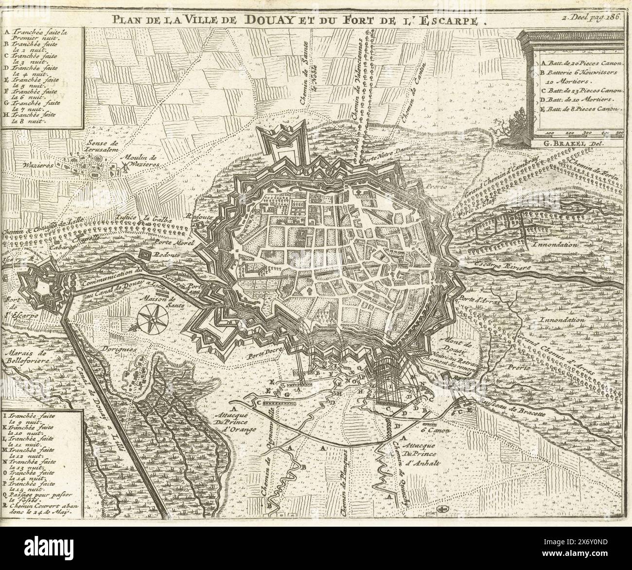 Map of douai hi-res stock photography and images - Alamy