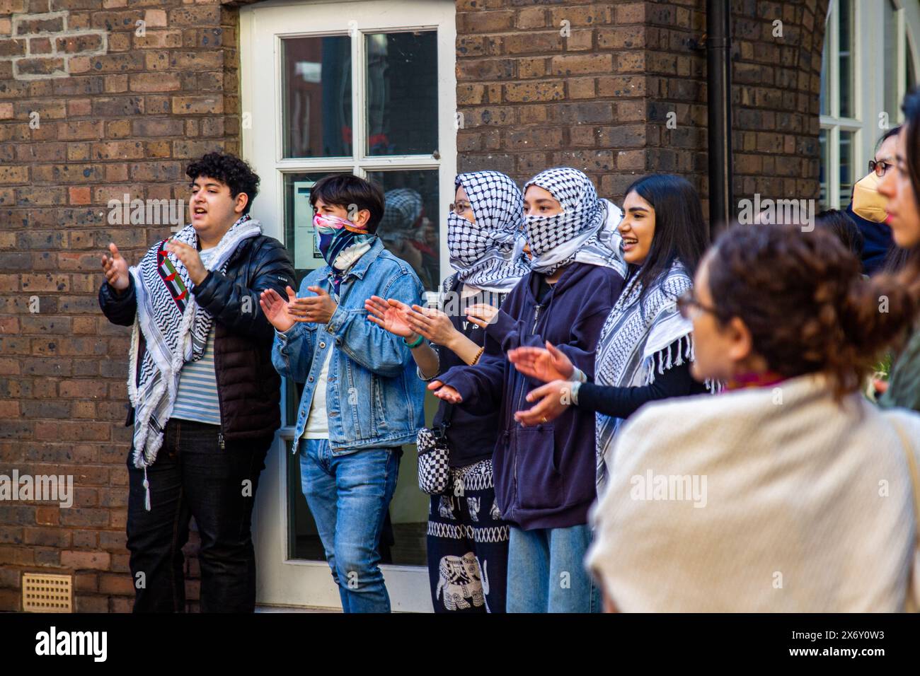 Student Activist encampment at UCL main campus Stock Photo - Alamy