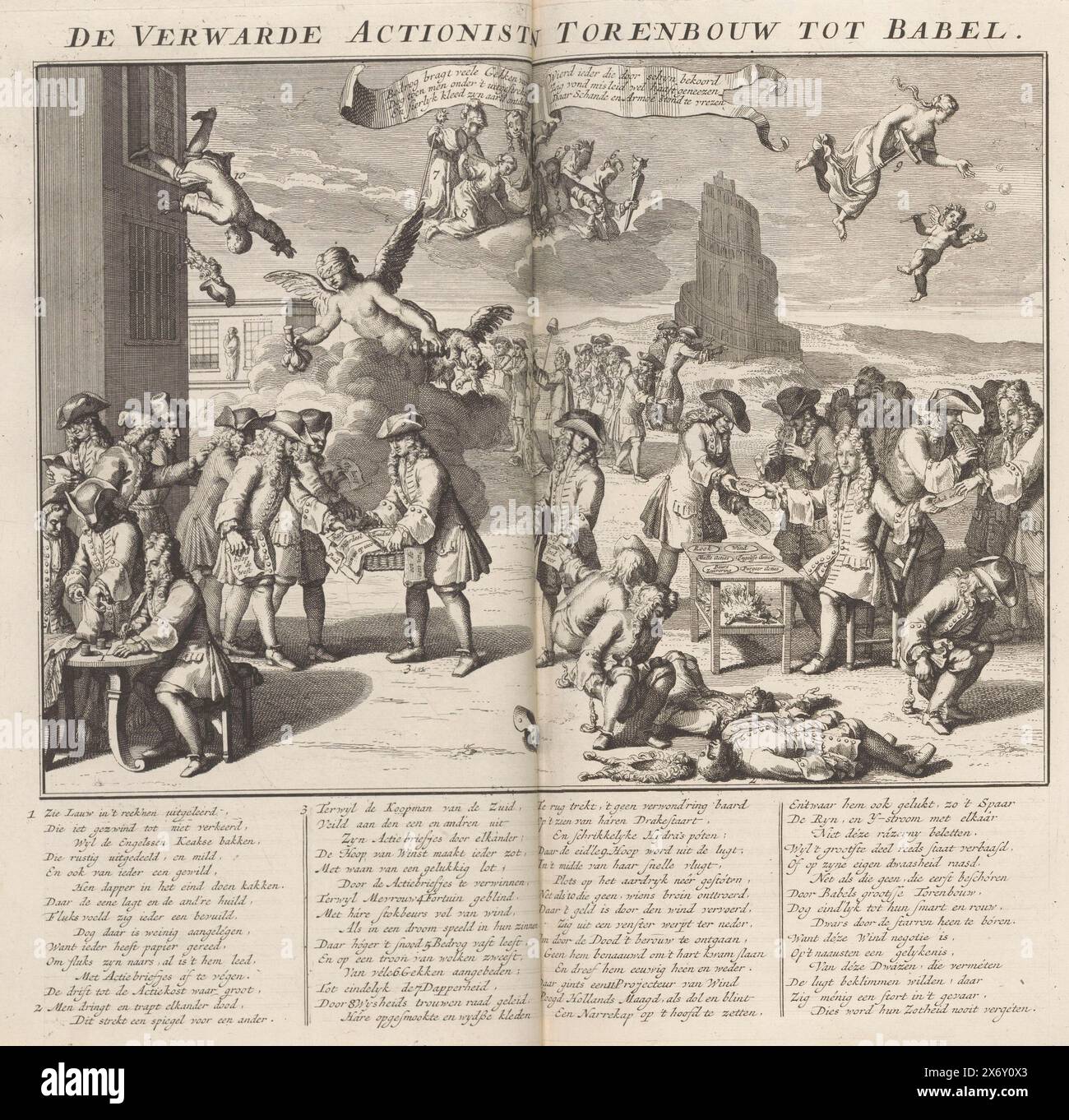 Confused Actionists and the Tower of Babel, 1720, The Confused ...