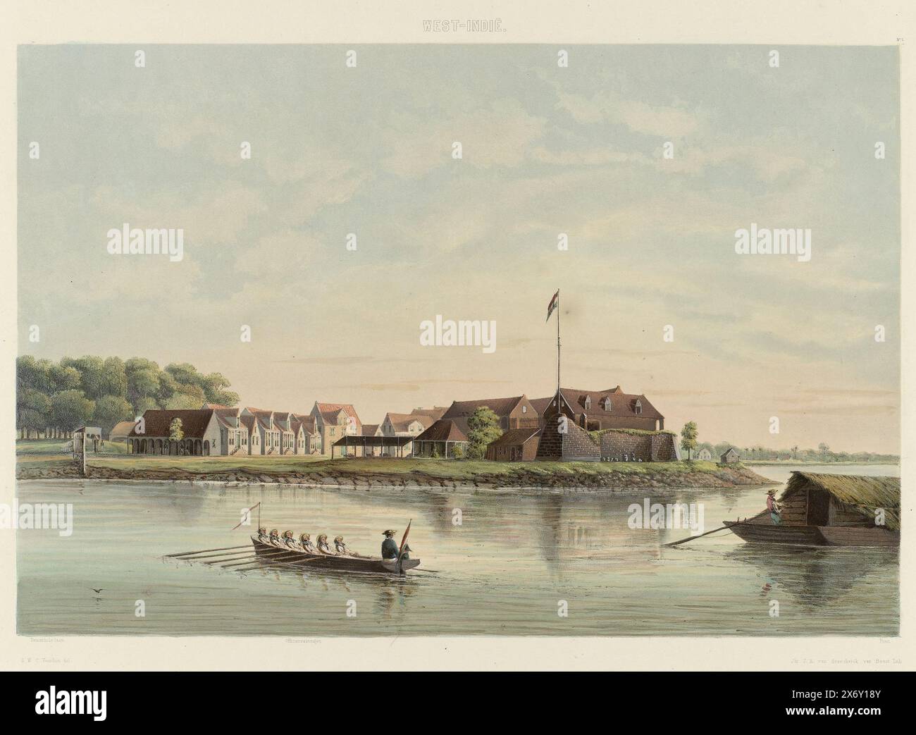 Fort Zeelandia in Paramaribo, Suriname. View of Fort Zelandia in ...