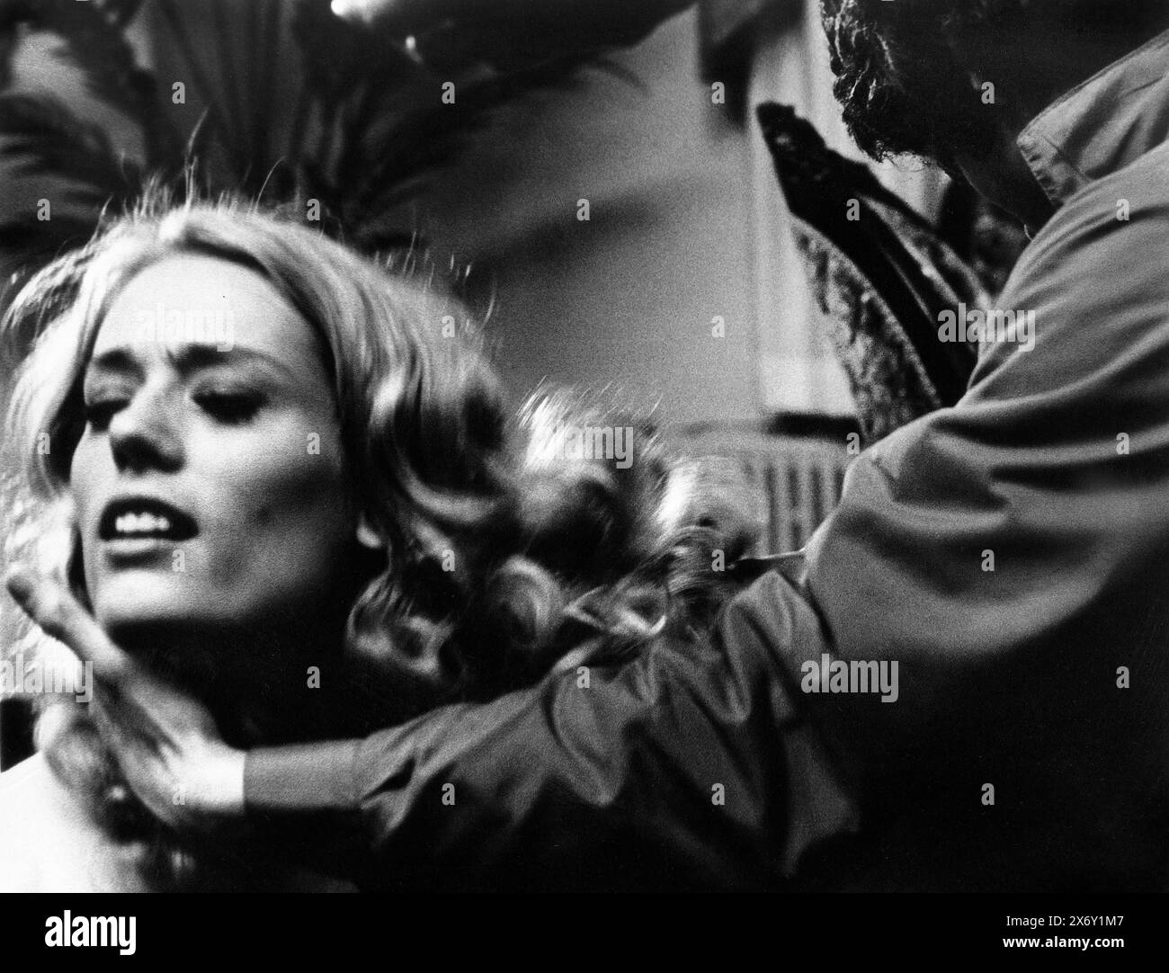 Rosella Olsen, on-set of the film, "Poor Albert And Little Annie", aka "I Dismember Mama ...