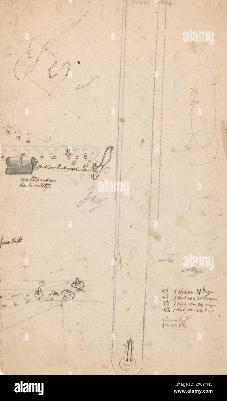 Pantograph, Study on the use of the pantograph or drawing monkey ...