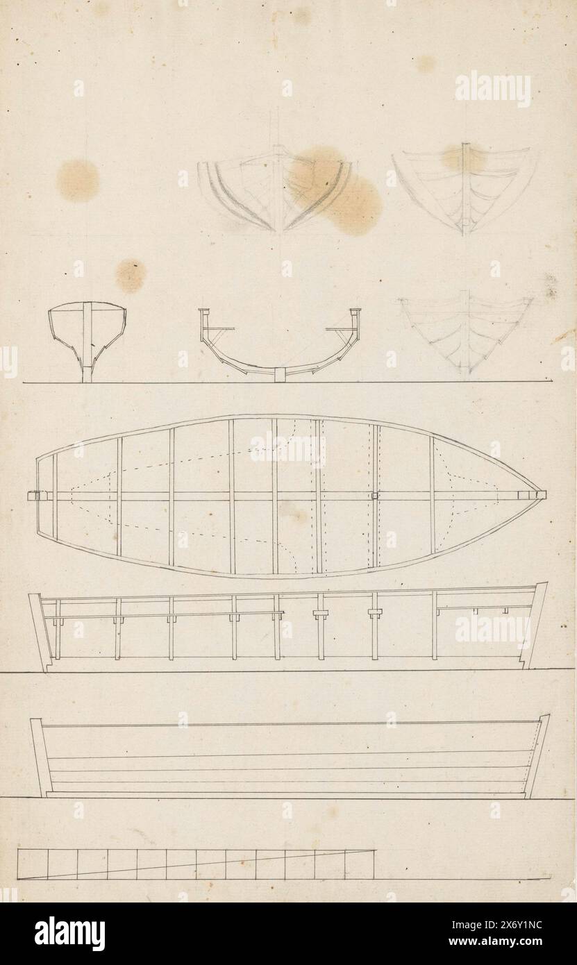 Construction drawing of a vlet, Construction drawing of a vlet. Some ...