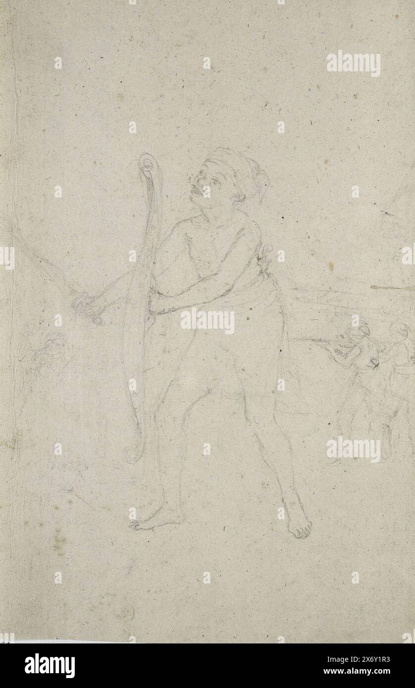 Javanese warrior, Javanese warrior with sword, shield, and kris on the ...