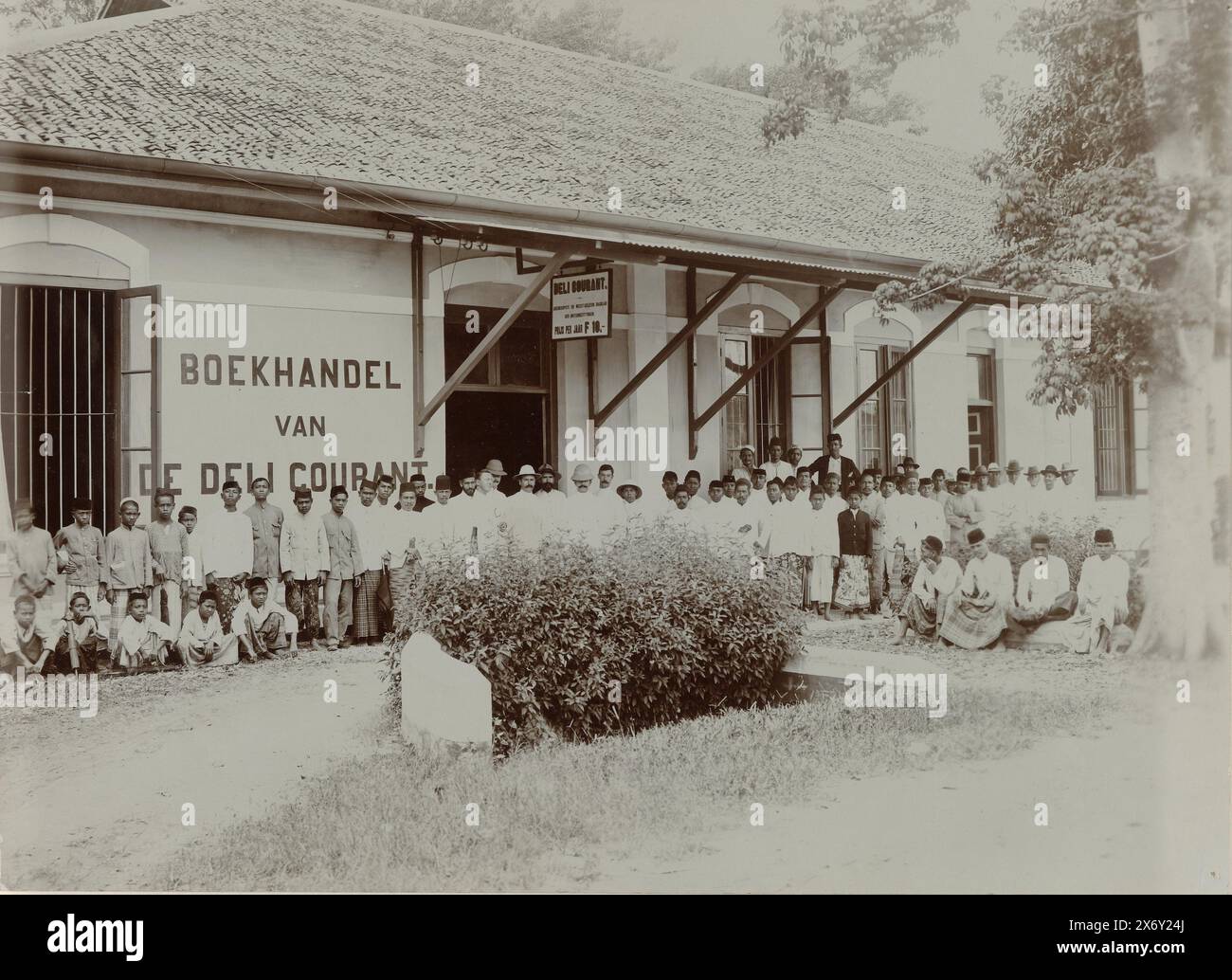 Building of the Deli Courant in Medan, The building of the printing ...