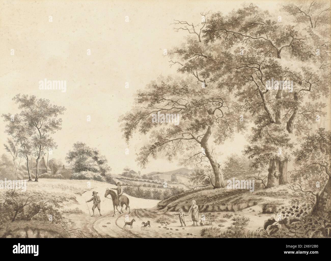 Artist woman drawing landscape on hi-res stock photography and images ...