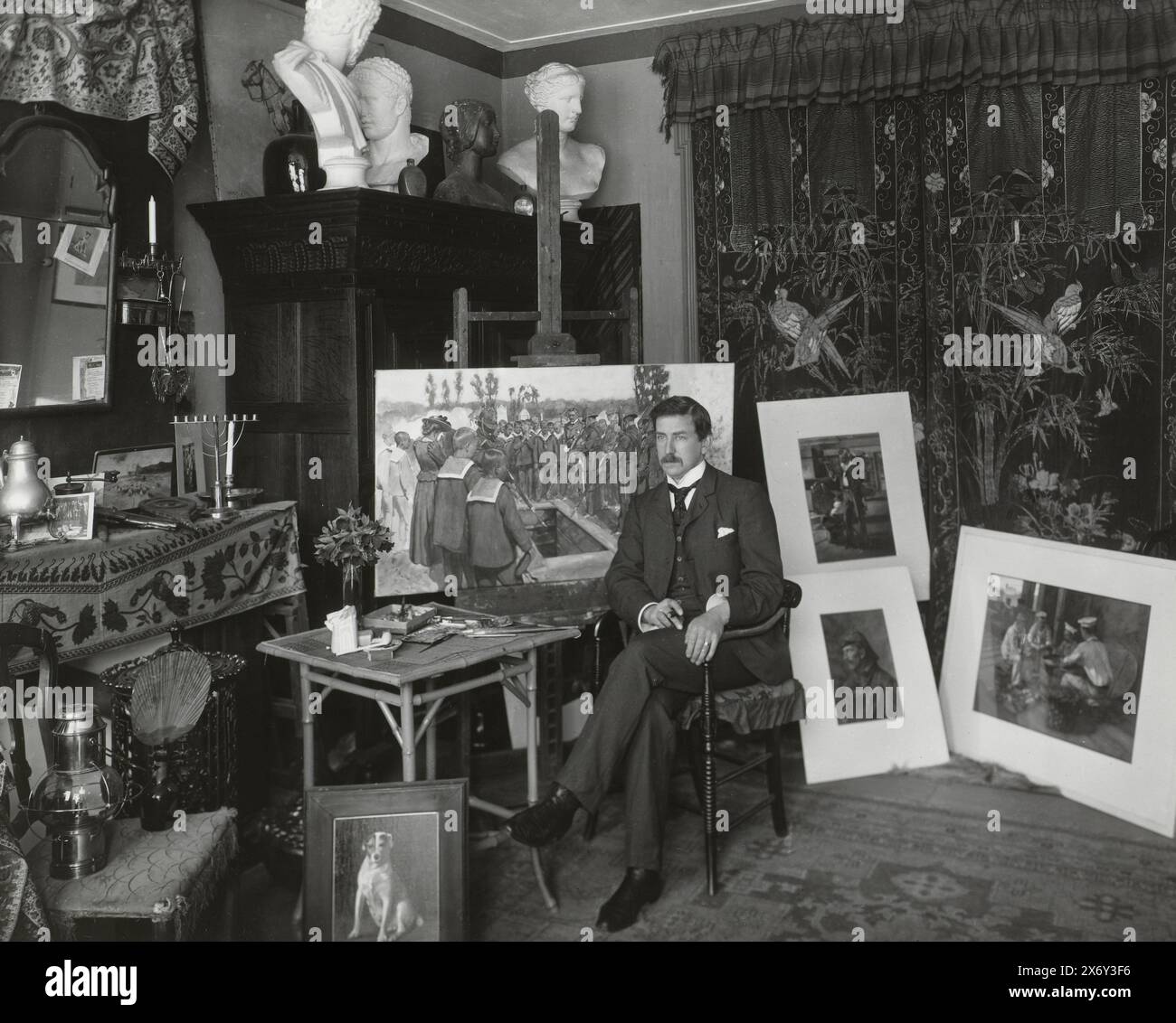 Painter heinrich krabbe hi-res stock photography and images - Alamy