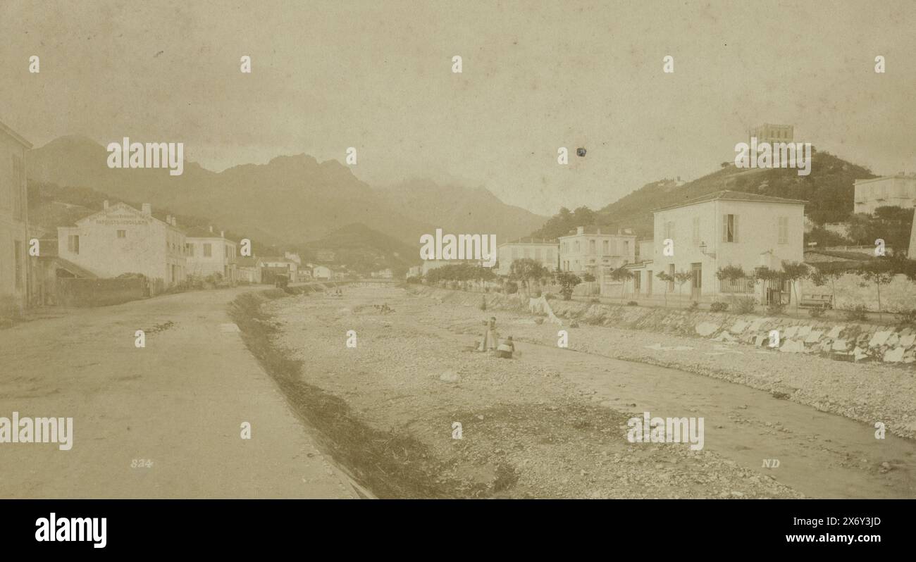 Valley of the Borrigo, Menton, Menton. La Vallée du Borrigo (title on ...