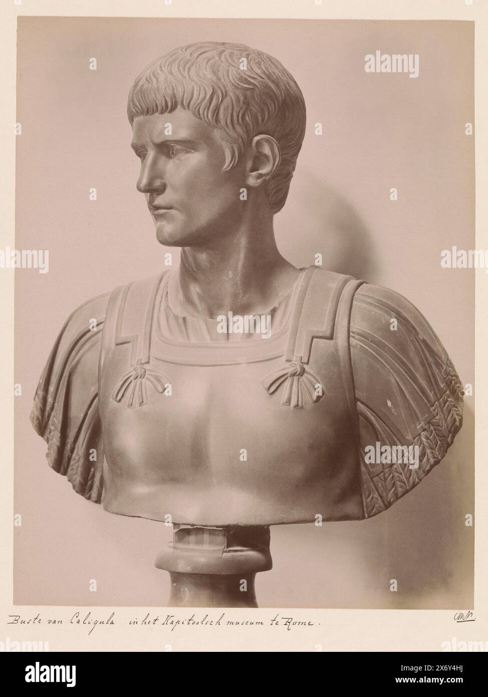 Bust of Caligula, Bust of Caligula from the Capitoline Museum in Rome ...
